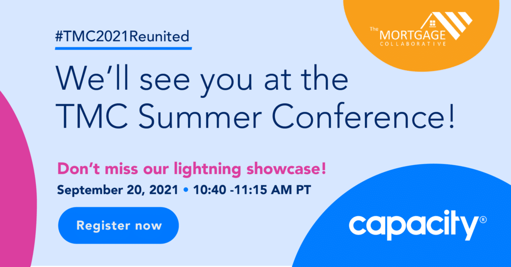 TMC Summer Conference 2021 - Capacity