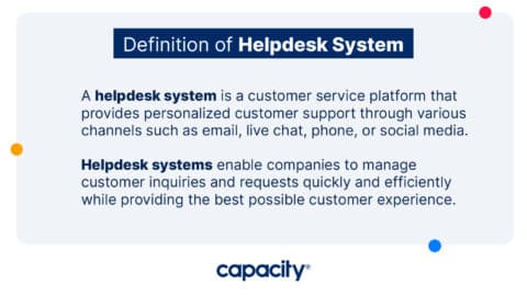 Helpdesk Systems: The Definitive Guide - Capacity