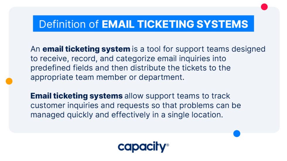 Email Ticketing Systems: The Best Tips & Tricks - Capacity