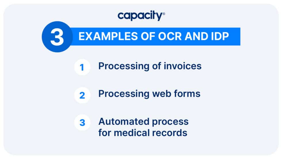 IDP vs OCR, Similarities, Differences, Examples - Capacity