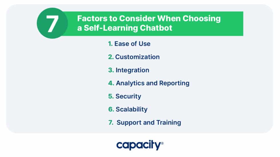 Self-Learning Chatbot: The Ultimate Guide (2024) - Capacity