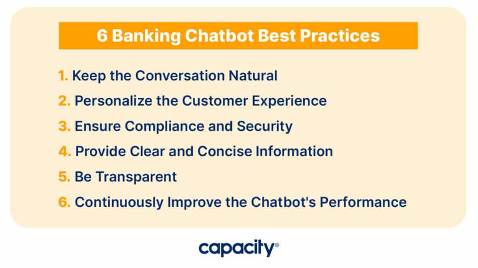 Best Practices to Add a Banking Bot to Your Operations - Capacity