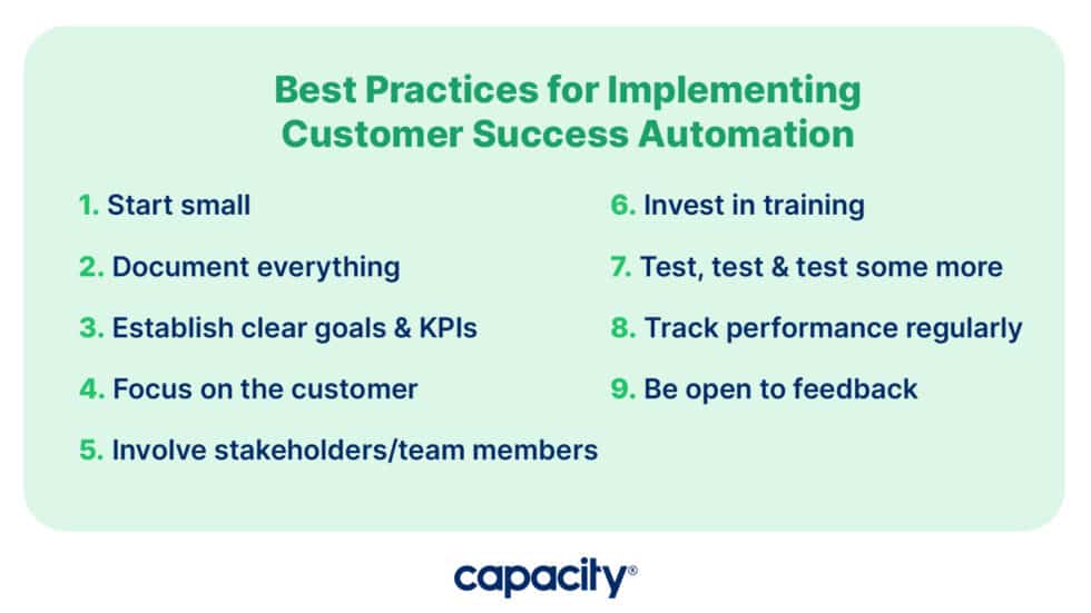7 Ways to Use Customer Success Automation - Capacity
