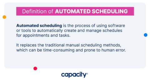How to Automate Scheduling in 7 Steps - Capacity