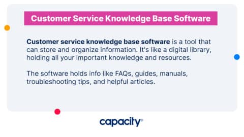Top 10 Best Customer Service Knowledge Base Software in 2023 - Capacity