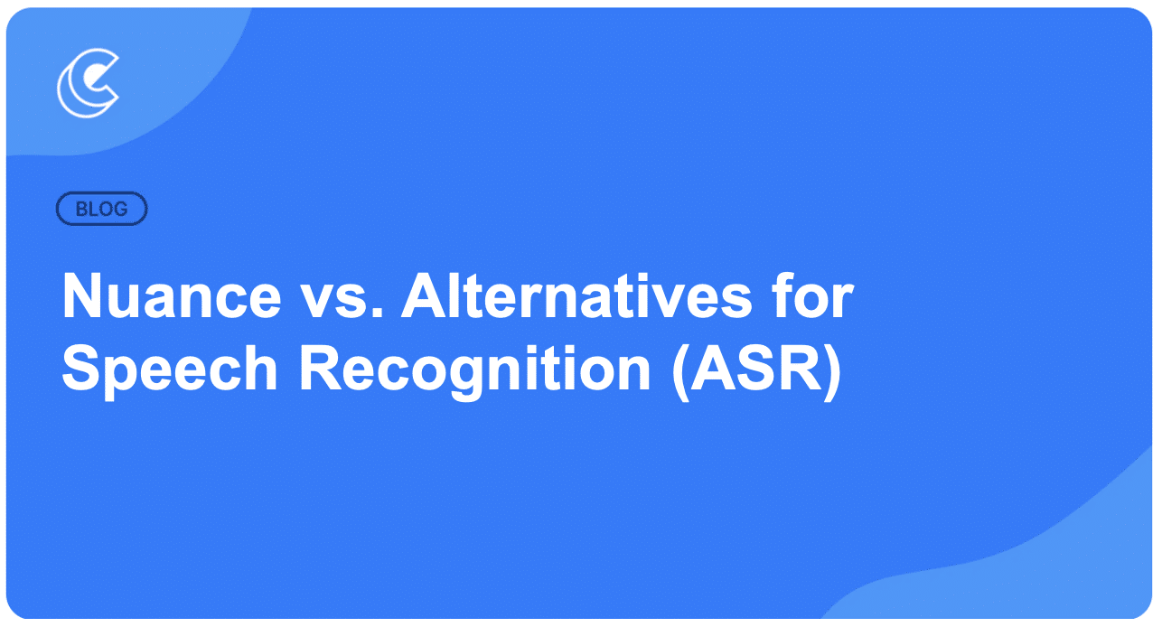Nuance vs. Alternatives for Speech Recognition (ASR) - Capacity